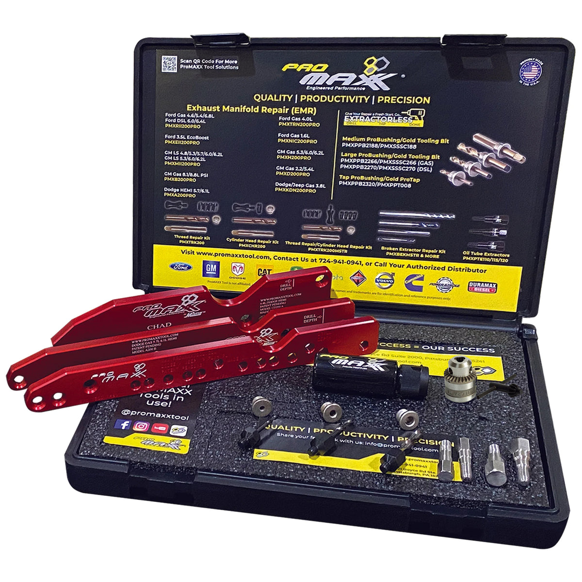 CDJR Exhaust Manifold Bolt Repair Dodge Jeep Ram HEMI Combo — ProMAXX Tool