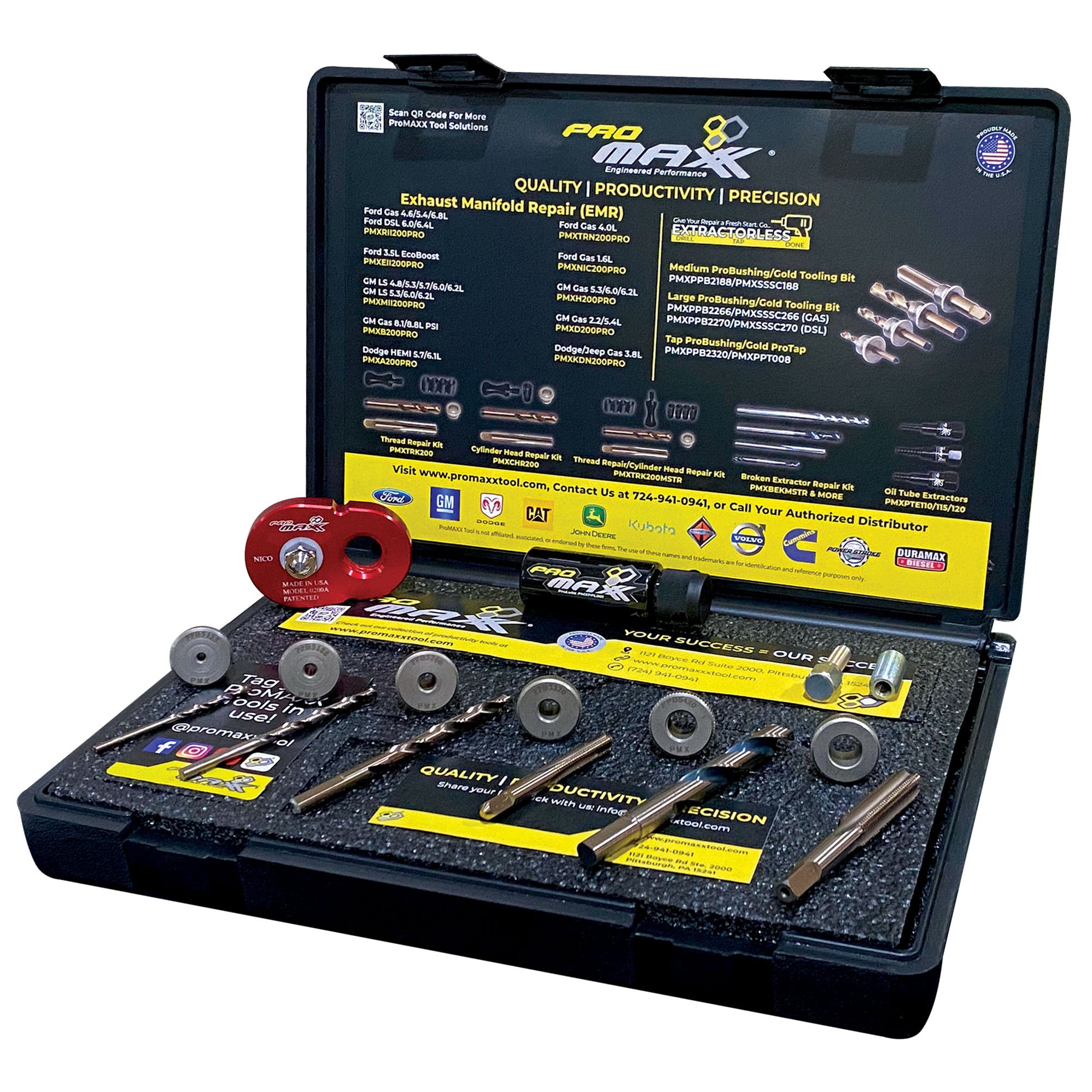 ProMAXX Tool Exhaust Manifold Broken Bolt Repair Kits & More