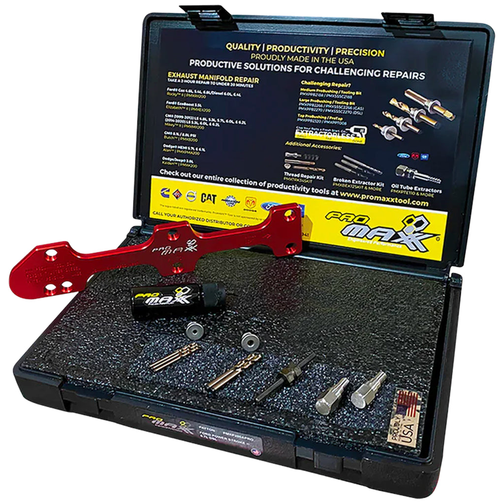Exhaust Manifold Broken Bolt Repair Kits Ford GM CDJR Diesel — ProMAXX Tool