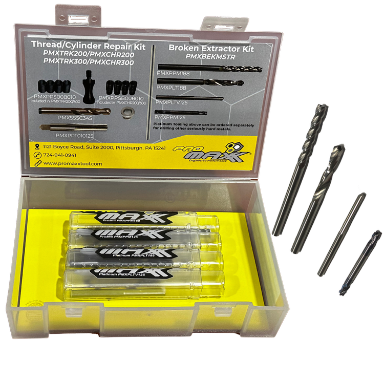 Broken EZ Out/Extractor Removal Kits - Platinum Drill Bits — ProMAXX Tool