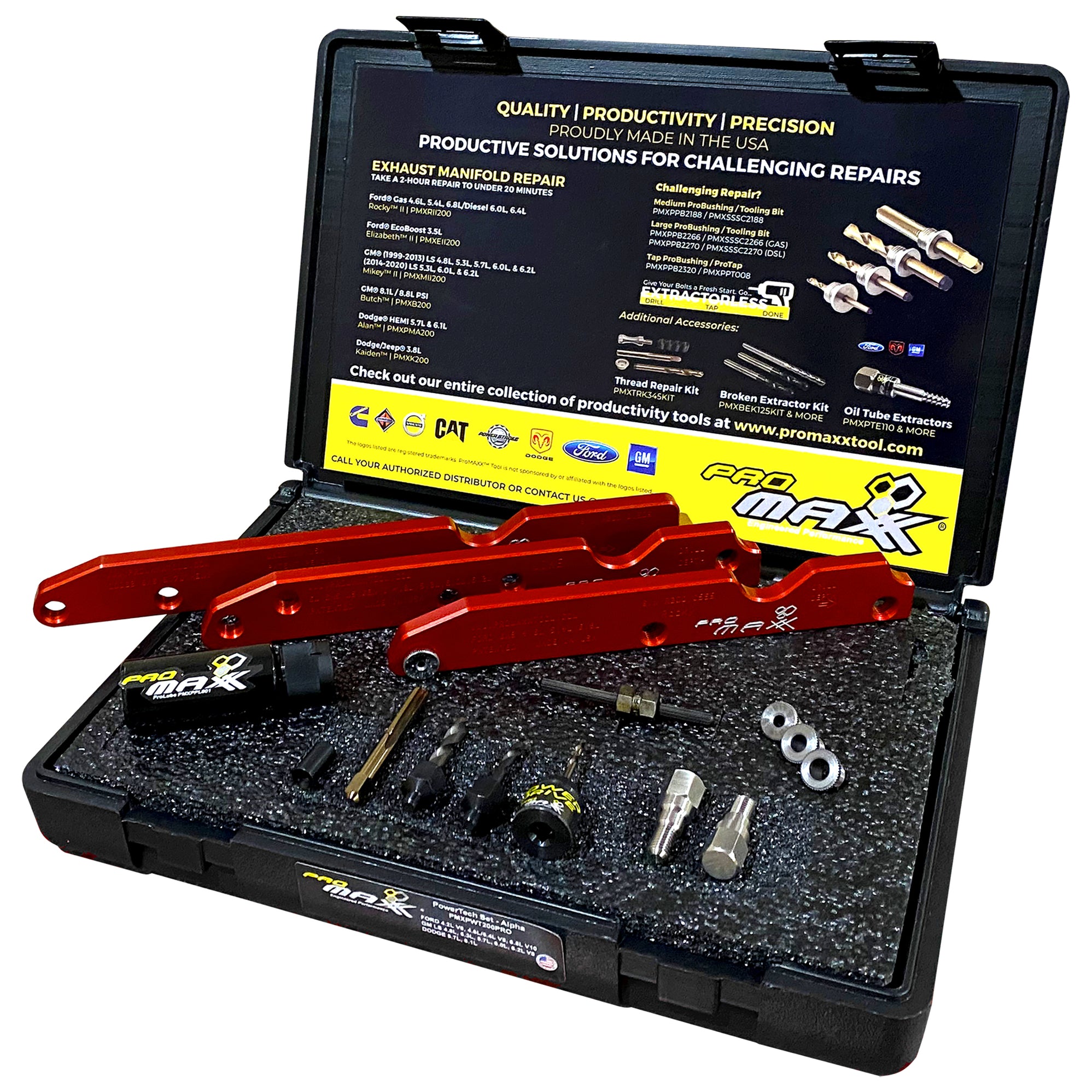 FORD -ADDITIONAL FORD BROKEN BOLT REPAIR KITS — ProMAXX Tool